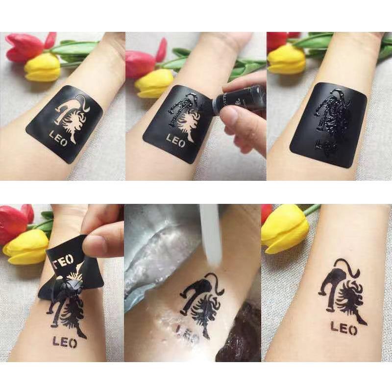 ステンシルシール G09 A4台紙 複数絵柄 アート作品 ヘナタトゥー用 グリッタータトゥー用 :stencil-G09:Not Two - 通販 - Yahoo!ショッピング