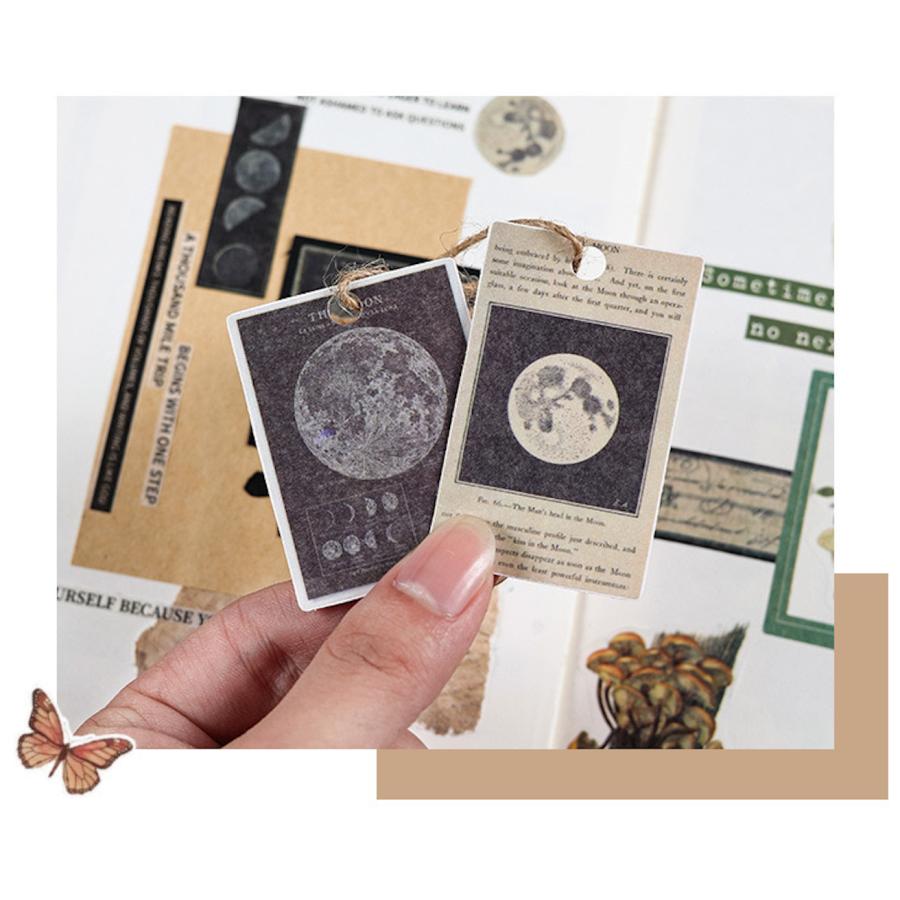 40枚 W02 フレークシール コラージュ ステッカー 素材 日記 手帳 封筒 便箋 メッセージカード ラッピング インスタ トレカデコ 和紙 : Not Two - 通販 - Yahoo ...