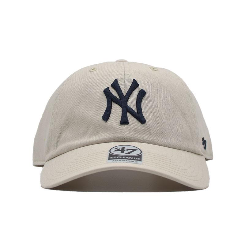 47Brand ’47 フォーティーセブン CLEAN UP YANKEES BONE ヤンキース ボーン ナチュラル ベージュ MLB ニューヨーク B-RGW17GWSNL-BN ...