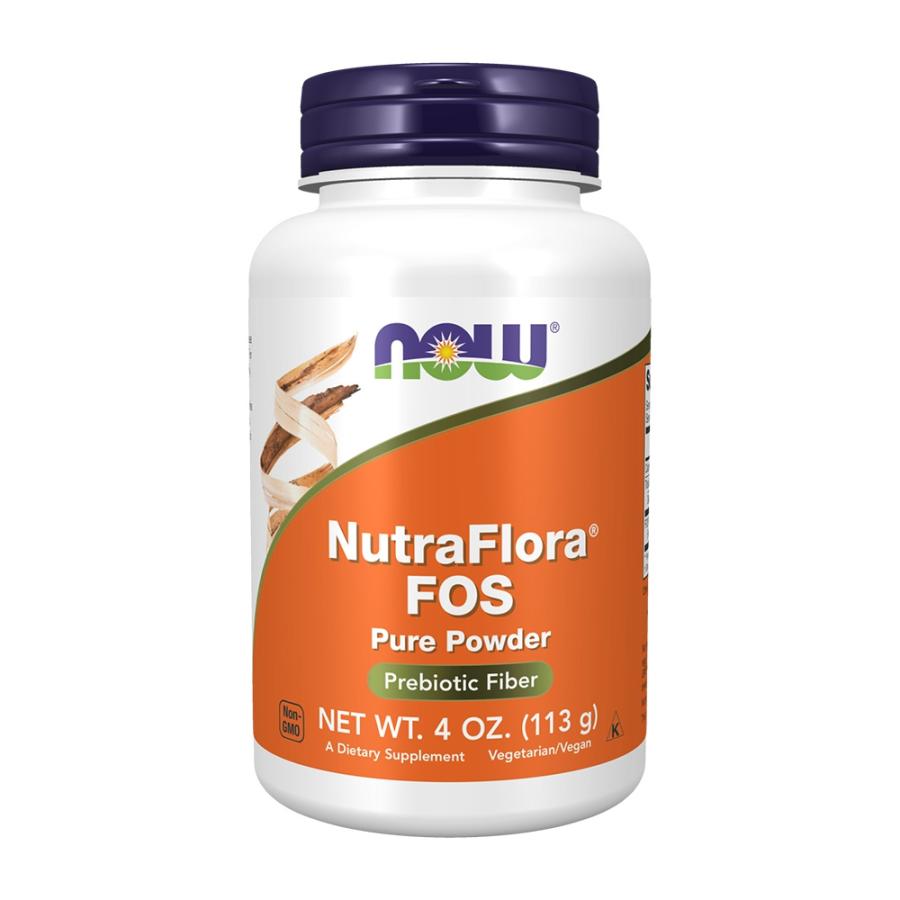 NOW Foods ナウフーズ ニュートラフローラ FOSパウダー 113g Now Nutra Flora FOS 4 oz ...
