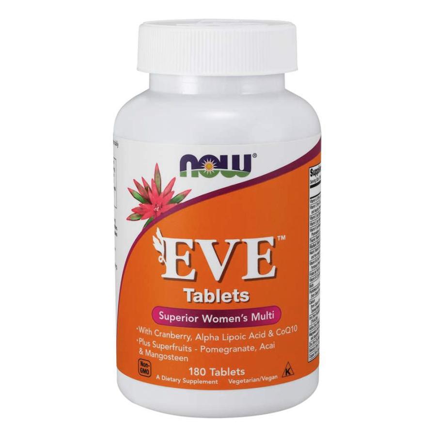 EVE錠Superior女性用マルチ 180錠 ナウフーズ EVE Tablets, Superior Womens Multi, 180 ...