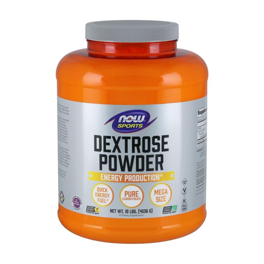 NOW Foods ナウスポーツ デキストロースパウダー 4536g Now Sports Dextrose Powder 10 lbs ...