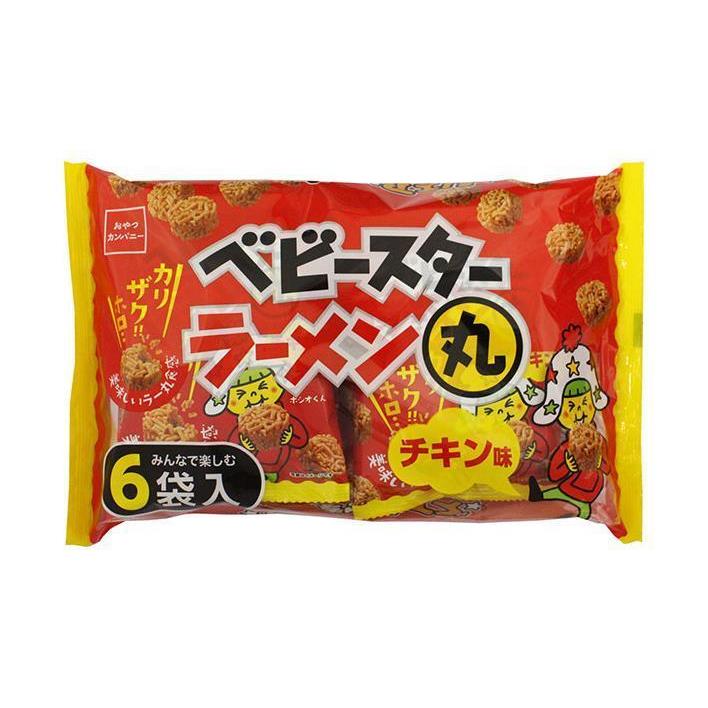 おやつカンパニー ベビースターラーメン丸 チキン味6袋入 132g(22g×6