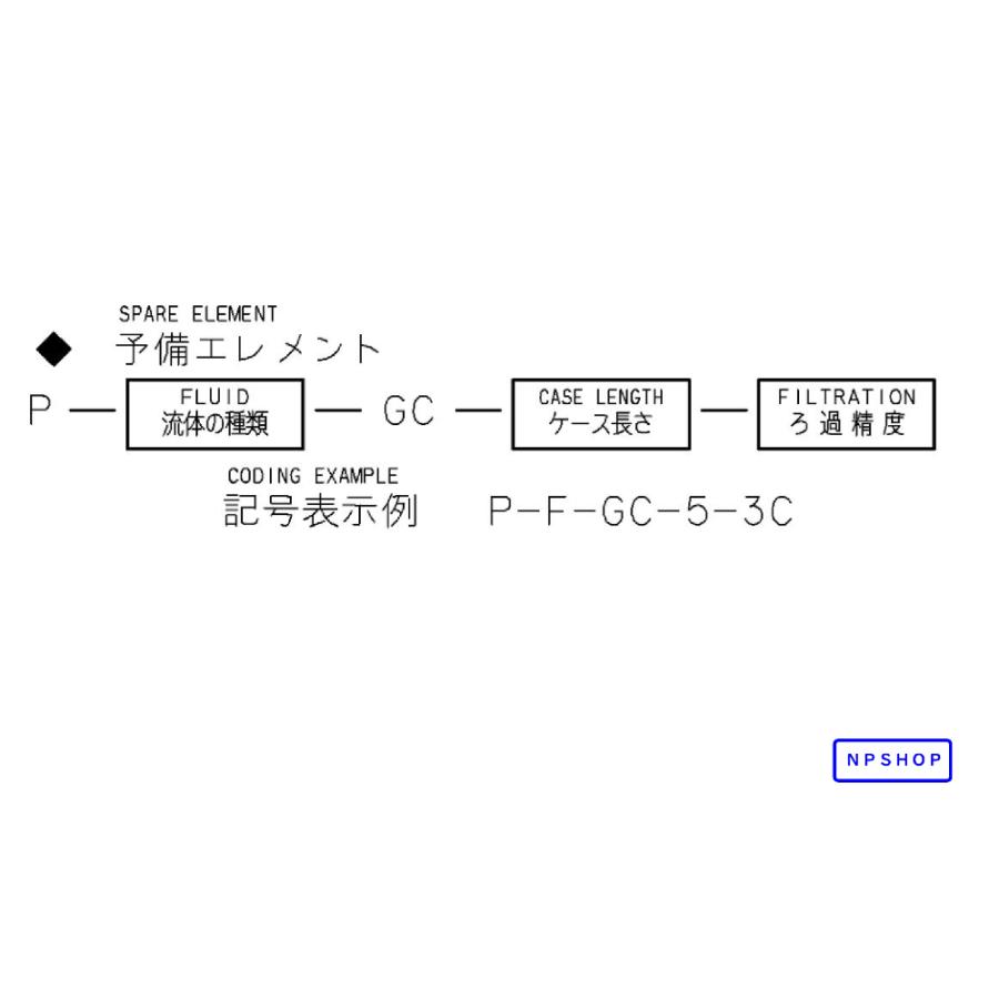 大生工業 エレメント P-GC-6-3C : NPSHOP魚松 - 通販 - Yahoo!ショッピング