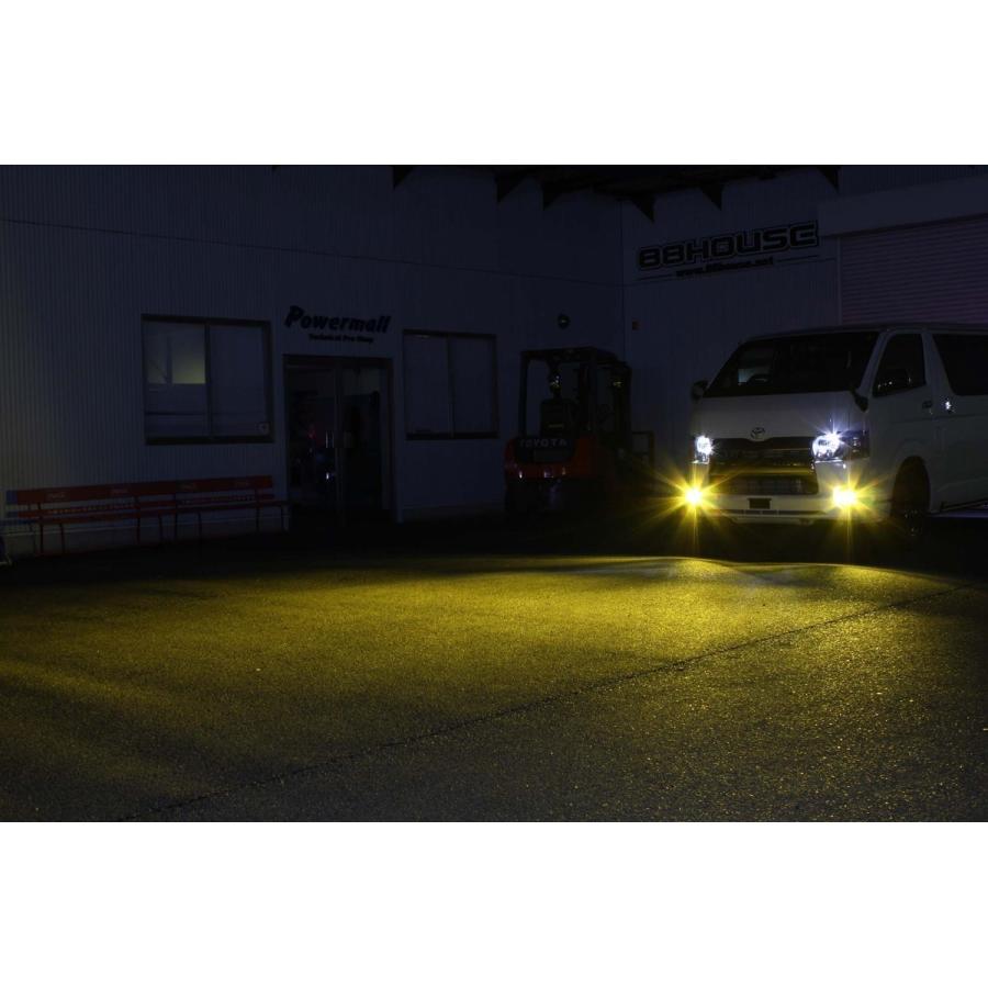 L1499 88ハウス PSX26W LEDバルブ DENシリーズ 黄 12000ルーメン 60W ハイエース 4型 5型 6型 車検対応 ...