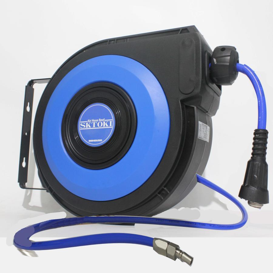 新商品 エアーホースリール 10m 天吊り/壁掛け 自動巻取り 耐圧2.0MPa 1/4カプラー 内径10mm PU 高耐久ホース 88 : NSKヤフーSHOP - 通販 - Yahoo ...