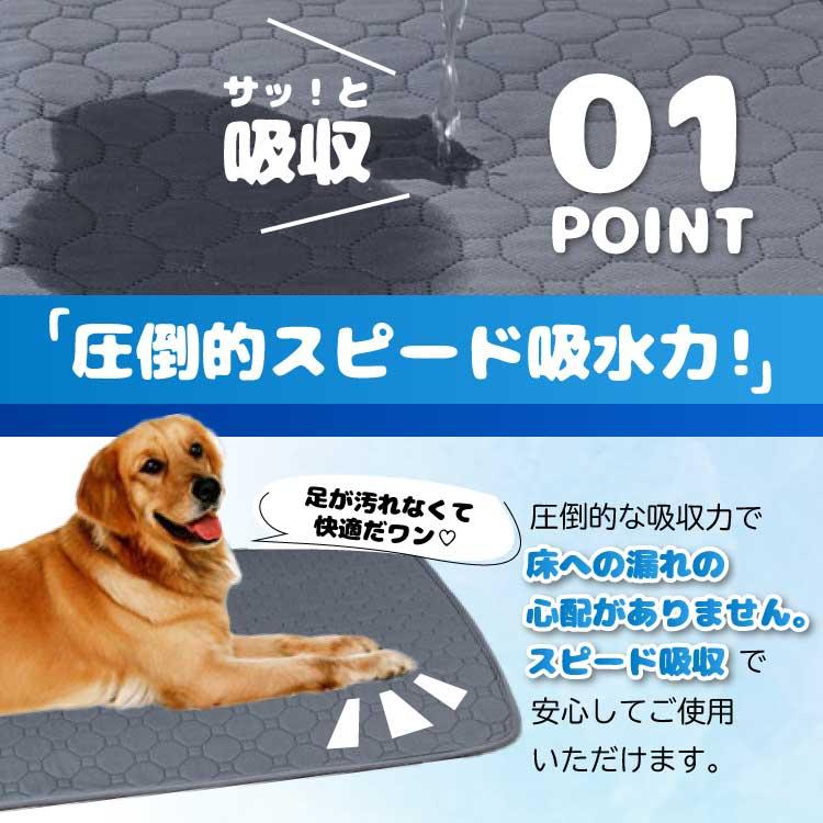 ペットシーツ 洗える 吸水マット ペットシート 小型 中型 大型 トイレシート 犬 猫 厚型 吸水 速乾 滑り止め XS S M L XL : NSNストア - 通販 - Yahoo!ショッピング