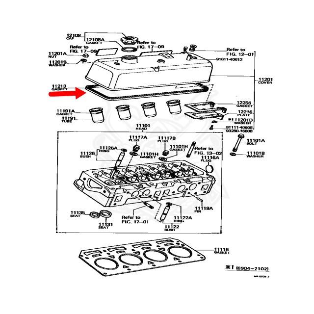 K,2K,3K,4K,5K ヘッドカバーガスケット 11213-22010 新品 : NTJ PART2 - 通販 - Yahoo!ショッピング