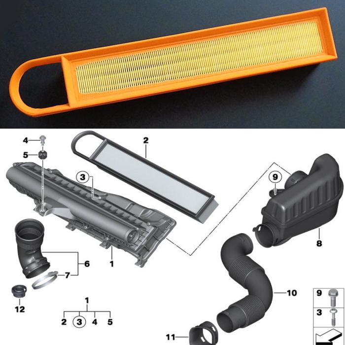 PEUGEOT 207/208/308/ CITROEN C3/C4/DS3 他 エアーフィルター : NTJ PART2 - 通販 ...