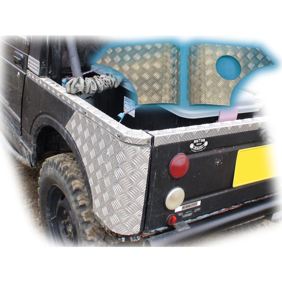 ジムニー幌車用リアコーナーガード SJ30 SJ40 JA71 JA11 JA22 jimny NTS技研 クロカン : NTS技研ジムニーパーツショップ - 通販 - Yahoo!ショッピング
