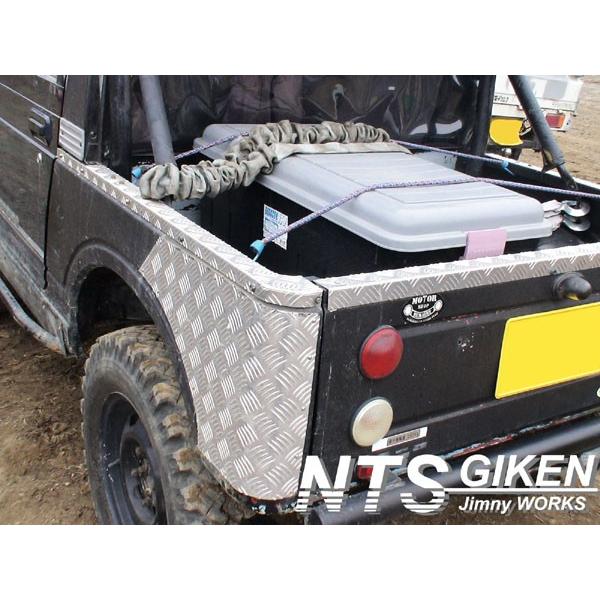 ジムニー幌車用リアコーナーガード SJ30 SJ40 JA71 JA11 JA22 jimny NTS技研 クロカン : NTS技研ジムニーパーツショップ - 通販 - Yahoo!ショッピング