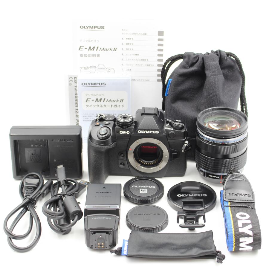 シャッター数5844枚 OLYMPUS OM-D E-M1 MarkII 12-40mm F2.8 プロレンズキット ミラーレス一眼カメラ オリンパス ...