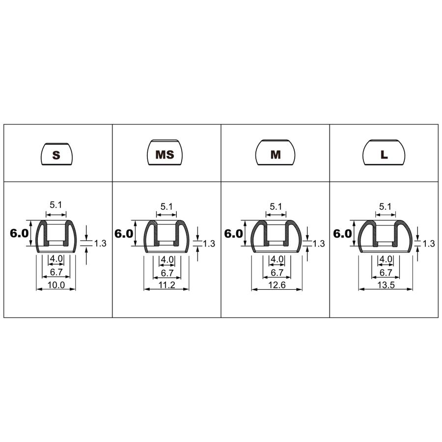 NUARL 【VGP 2025受賞】 Block Ear+6N 抗菌シリコンイヤーピース サイズ別 : NUARL公式ストア - 通販 ...