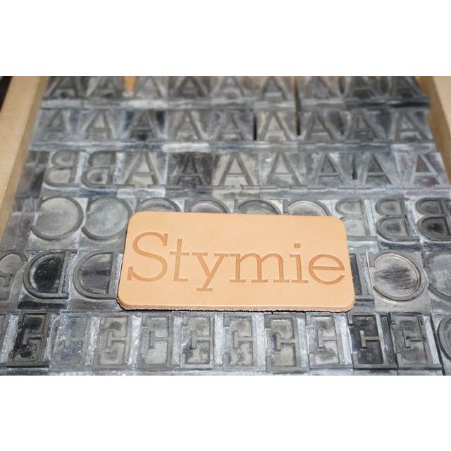 欧文活字 Stymie Light 72point : ぬくもり刻印 Leather Chain - 通販 - Yahoo!ショッピング