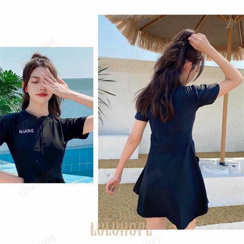 水着レディース 40代 50代 30代 体型カバー フィットネス水着 カバーアップ水着 セパレート ママ水着 ラッシュガード 半袖 レイヤード : NUMAQLO - 通販 - Yahoo ...