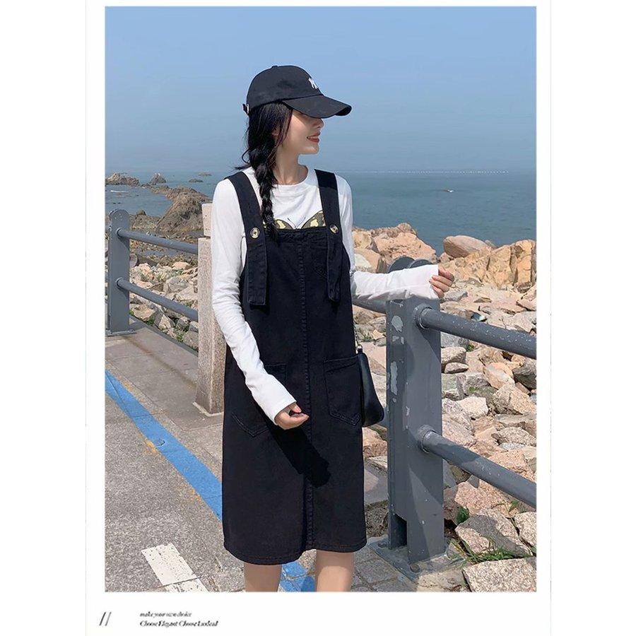 デニムサロペットスカートレディースジャンパースカートキャミワンピース重ね着体型カバー着痩せ無地ゆったりカジュアル可愛い :num08557731:NUMAQLO - 通販 - Yahoo!ショッピング