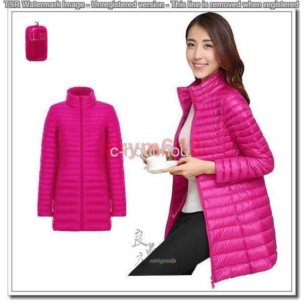 ダウンコート レディース ロング ダウンジャケット 軽い 薄いライト M L LL 3L 4L 大きいサイズ 軽量 重ね着 無地 : NUMAQLO - 通販 - Yahoo!ショッピング