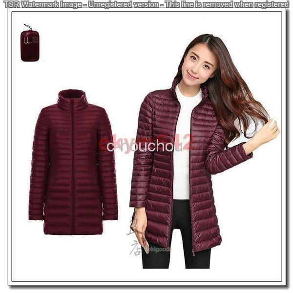 ダウンコート レディース ロング ダウンジャケット 軽い 薄いライト M L LL 3L 4L 大きいサイズ 軽量 重ね着 無地 : NUMAQLO - 通販 - Yahoo!ショッピング