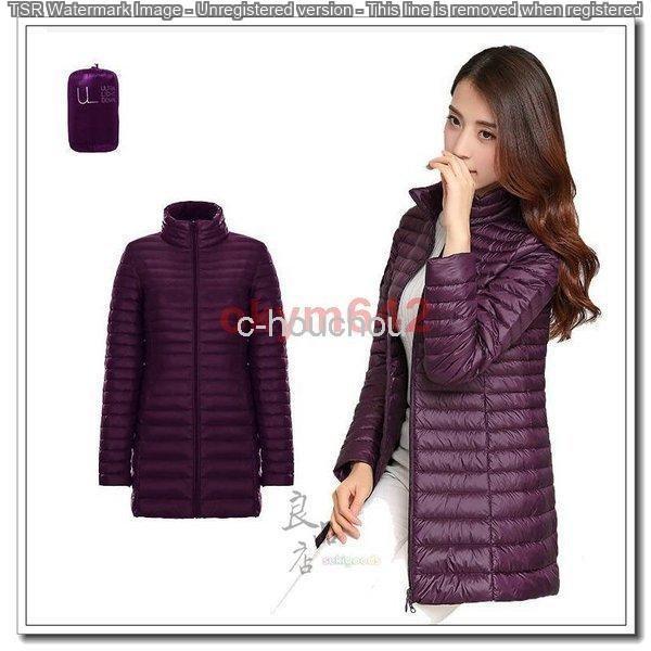 ダウンコート レディース ロング ダウンジャケット 軽い 薄いライト M L LL 3L 4L 大きいサイズ 軽量 重ね着 無地 : NUMAQLO - 通販 - Yahoo!ショッピング