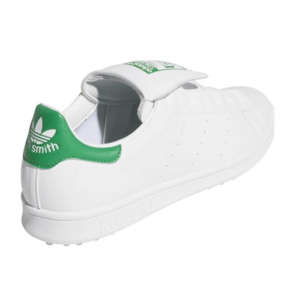 adidas アディダス 2025 スタンスミス BOA スパイクレス ゴルフシューズ JP5192 ホワイト/フットウェアホワイト/グリーン ...