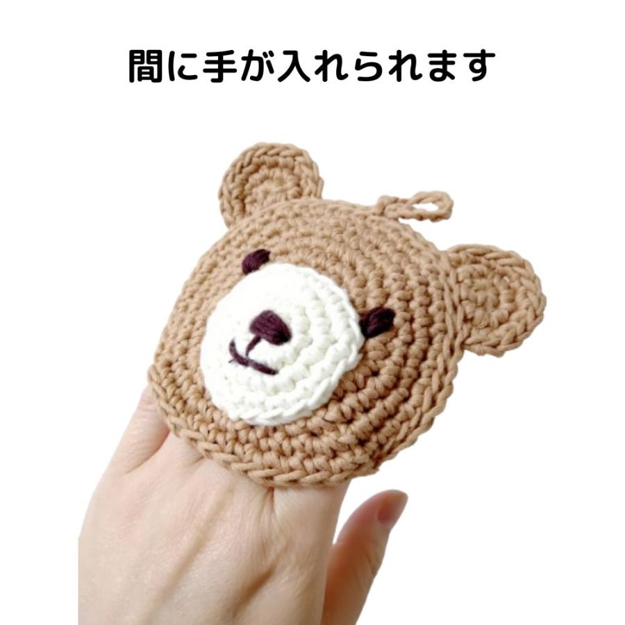 エコたわし コットン製 1枚 くま かわいい コットンたわし ハンドメイド エコ スポンジ ET23-1 : SoaLa - 通販 - Yahoo!ショッピング