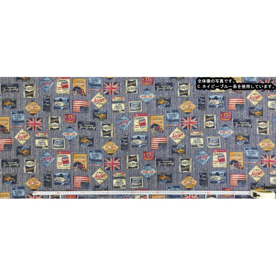 FUWARI 染布 オックス デニム調 ヒッコリー ワッペン デニムブルー系 6色 1m単位 生地 布 布地 デニム柄 デニム風 ヒッコリーストライプ ストライプ : 生地商フエンツ布人 ...