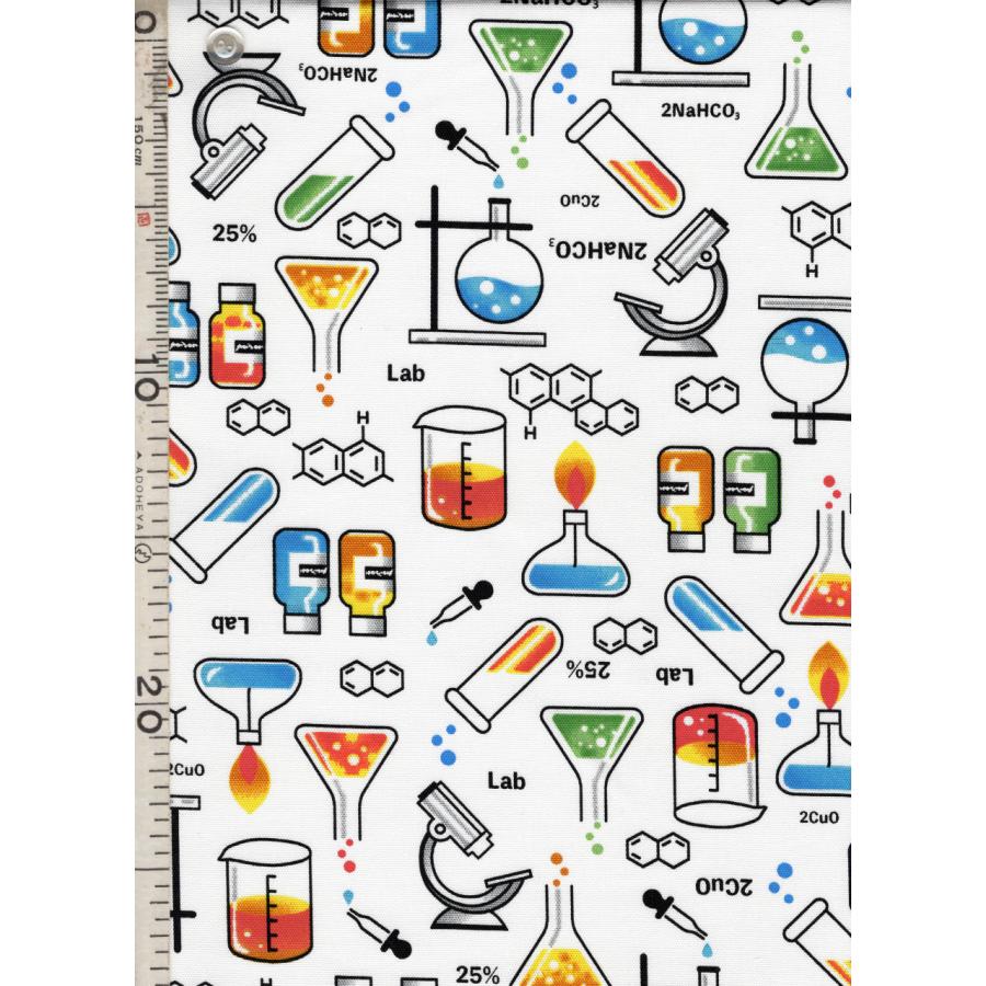 FUWARI 染布 オックス 実験器具 ホワイト系地 5色 1m単位 生地 布 布地 コットン 入園 入学 生地通販 オックス生地 おしゃれ かわいい 柄 セール : 生地商フエンツ布人 ...