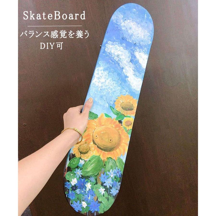 スケートボード キッズ 43cm（1-2歳） 60cm（3-6歳） 80cm（6-13歳）スケボー 初心者 デッキ：メープル材 7層 トラック：43cm?60cmプラスチ ...