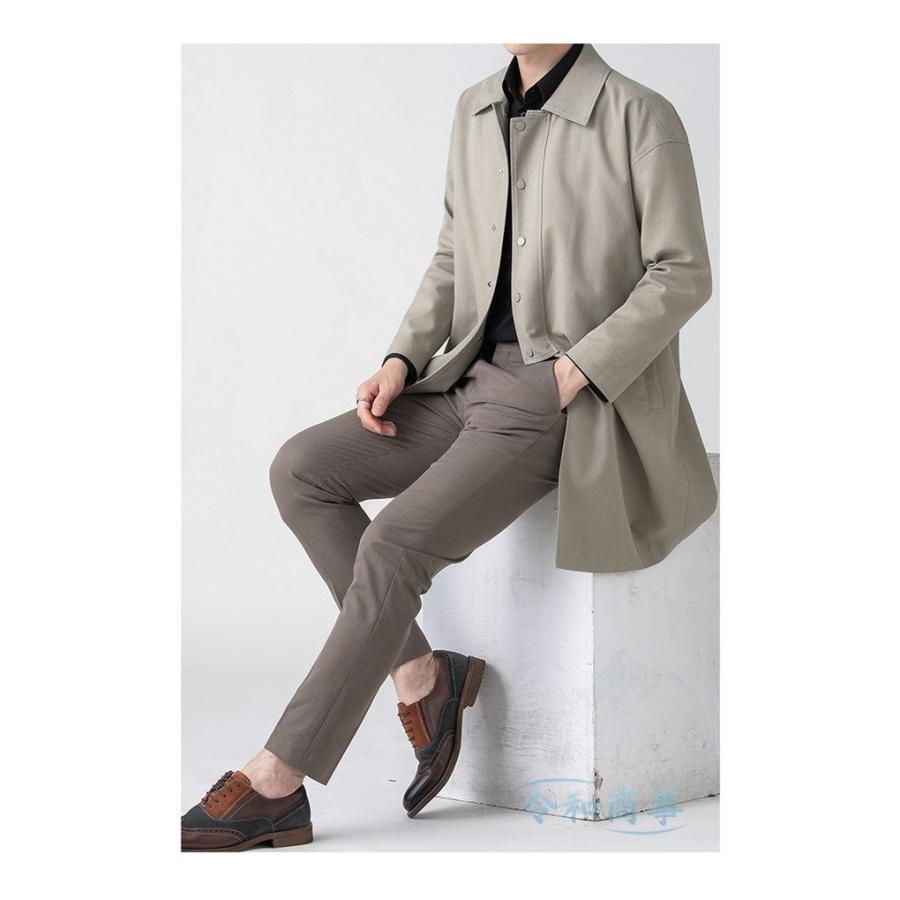 トレンチコート メンズ コート 高品質 ロングコート ビジネス カジュアル 無地 大きいサイズ 撥水 春服 : Nunose - 通販 - Yahoo!ショッピング