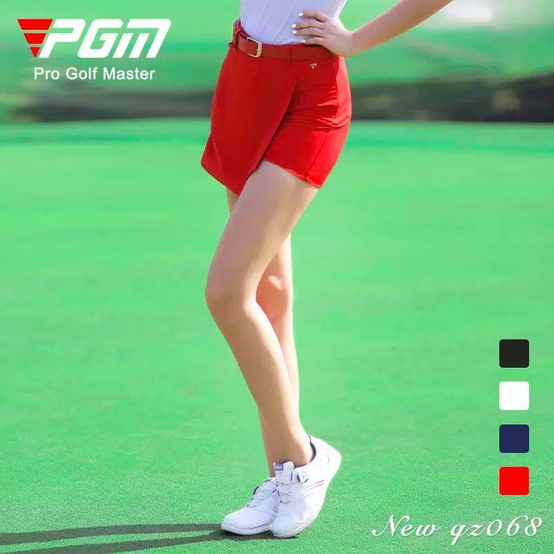 【PGM】インナーパンツ一体型 ショートパンツ ゴルフウェア スカート レディース ゴルフ ラウンド ゴルフ女子 大人 スポーツウェア 無地 可愛い ミニスカート イ : Nunose ...