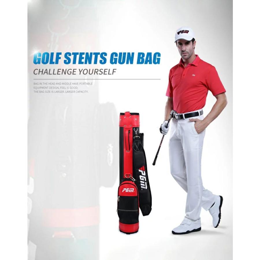 PGM ゴルフ クラブケース 練習用 大容量 9本収納可能 2ポケット バッグ ゴルフバッグキャディバッグ 便利 軽量設計 コンパクト メンズ ショルダーベルト : Nunose - 通販 ...