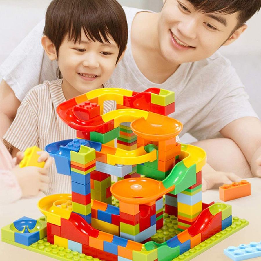 ビーズコースター知育玩具 ルーピング セット320pcs 子供 組み立 DIY 積み木 男の子 女の子 誕生日のプレゼント 立体パズル ビー玉転がし ブロック おもちゃ : Nunose ...