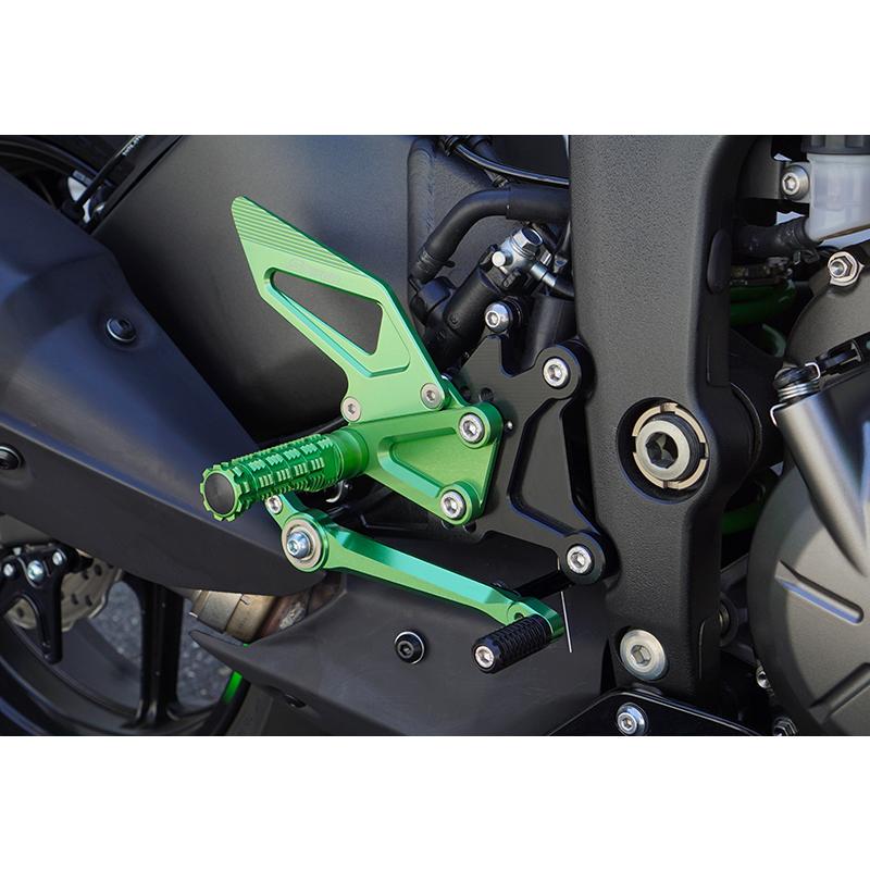 Ninja NINJA ZX-6R (19-) ZX636G バックステップ 緑 SNIPER スナイパー SP0143GR : SNIPER ...