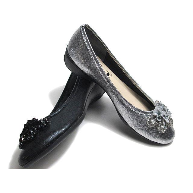 AC neue ar he 1312 ワイズ3E フラワービジューパンプス レディース 靴 : SHOES WANヤフー店 - 通販 ...