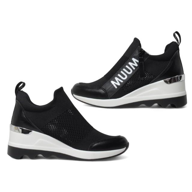 MUUM（ムーム） MUUM WX2100 インヒールスニーカー ウェッジソール レディース 靴 : SHOES WANヤフー店 - 通販 ...