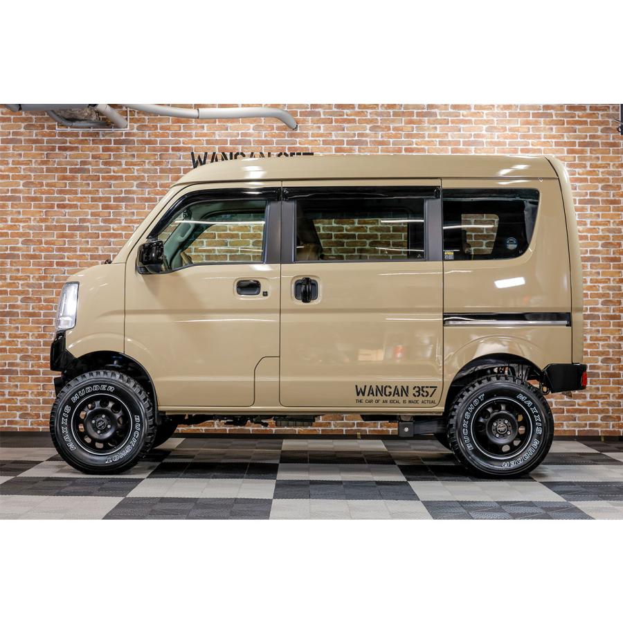WANGAN357 DA17V DA17W エブリィ エブリー ワゴン バン 2WD 4インチ リフトアップ ブロックキット DR17 ...