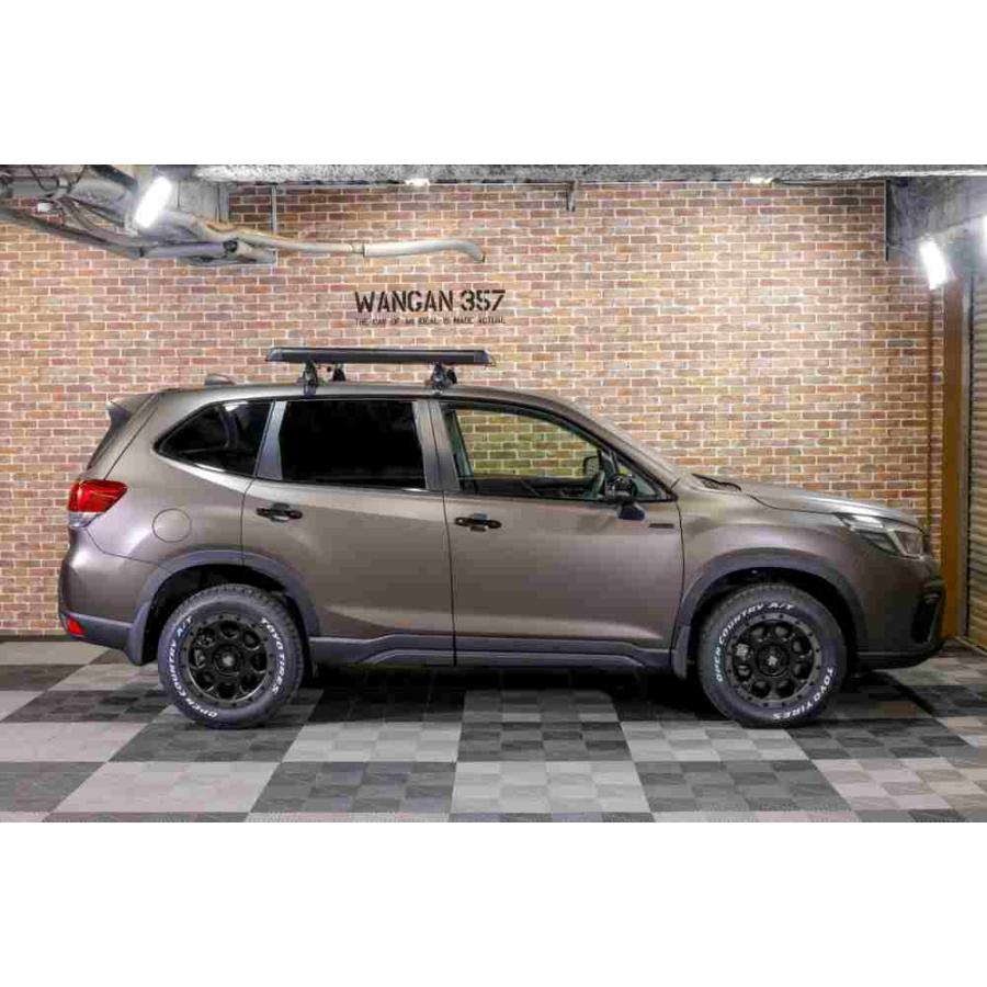 WANGAN357 SK5 SK9 SKE フォレスター 保安基準適合 +35mm インチアップキット リフトアップ アッパーマウントスペーサー :357a044-1:わくわくファイネスト ...