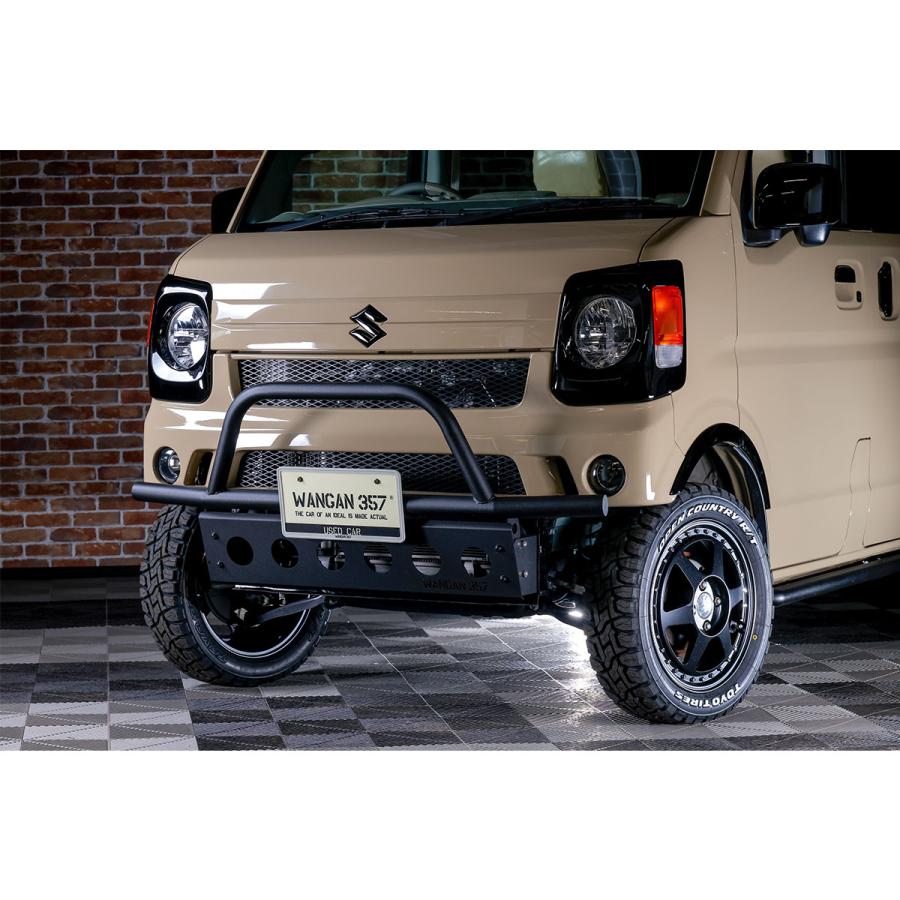 WANGAN357 フロントグリルガード タイプ2 グリルバー typeII DA17V DA17W エヴリィバン エヴリィワゴン ラプター塗装357C031 : わくわくファイネスト ...