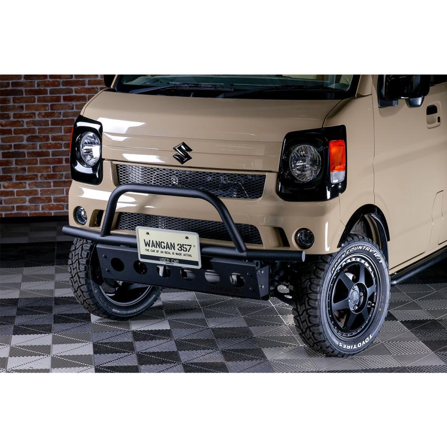 WANGAN357 フロントグリルガード タイプ2 グリルバー typeII DA17V DA17W エヴリィバン エヴリィワゴン ラプター塗装357C031 : わくわくファイネスト ...