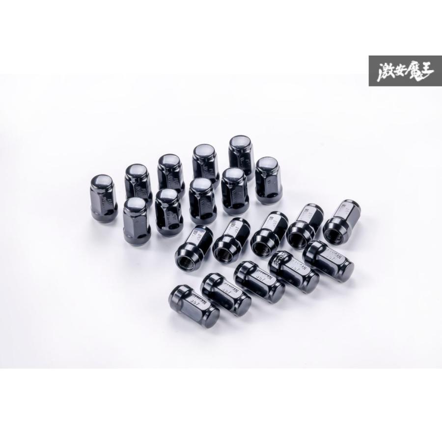 WANGAN357 ホイールナット 袋タイプ 黒 ブラック スチール 17HEX M12×1.25 テーパー60° 35mm 20個入り 5穴 : 357m003-20 : わくわくファイネス ...