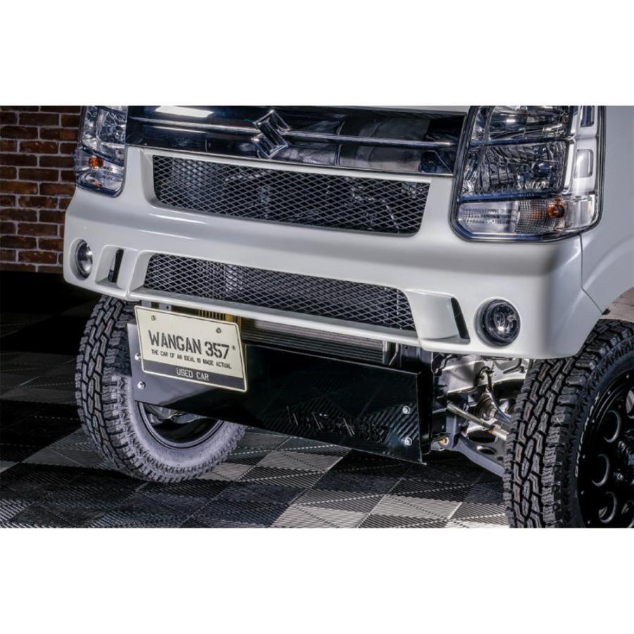 WANGAN357 エブリイ ワゴン エブリー バン DA17V DA17W エアロ フロント リア ショートバンパー ハーフバンパー ...