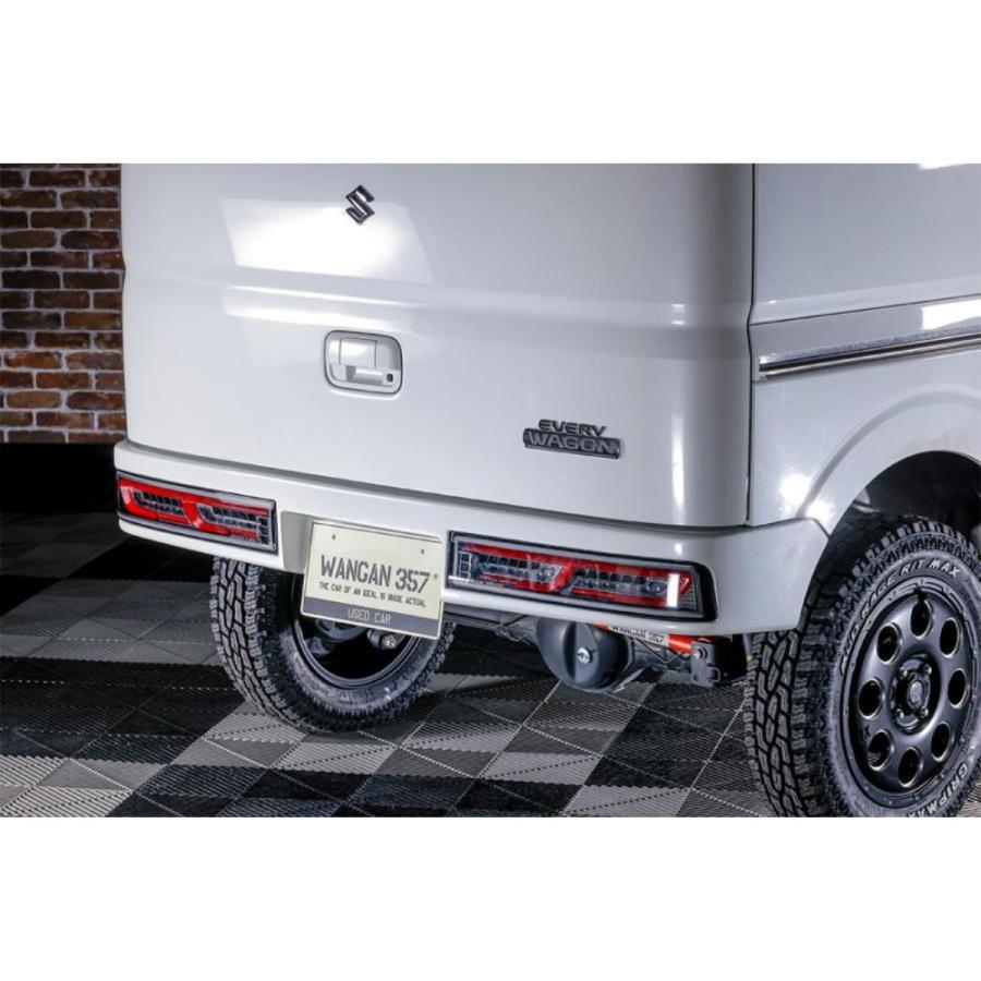WANGAN357 エブリイ ワゴン エブリー バン DA17V DA17W エアロ フロント リア ショートバンパー ハーフバンパー スキッドプレート3点 : わくわくファイネスト - 通販 ...