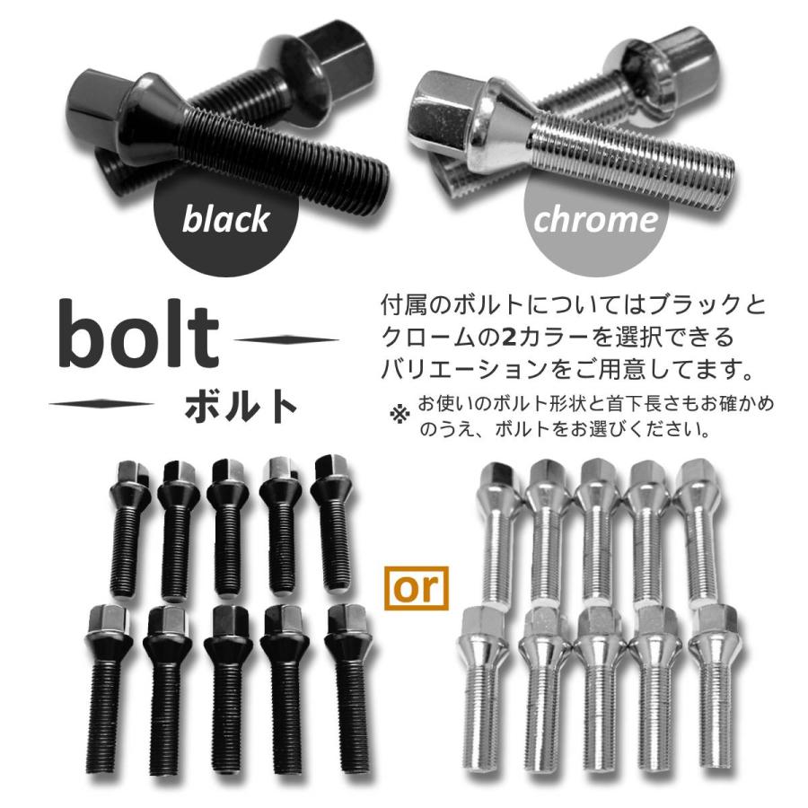 Z.S.S. AP ホイール ボルト テーパー座面 首下30〜45mm M14xP1.25mm HEX17 10本セット スペーサー用 BMW MINI ミニ ZSS : わくわくファイネスト ...