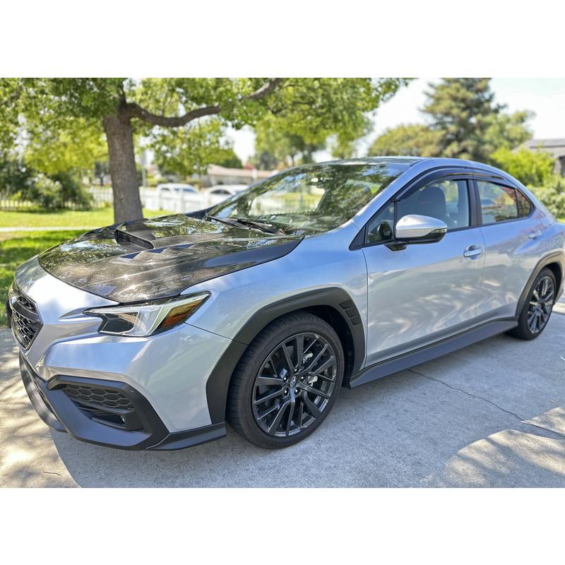 WF PERFORMANCE スバル WRX S4 VBH ダクト有り 綾織り カーボン ボンネット (通気口: 小 タイプ) Subaru Bonnet Hood 外装 : わくわく ...