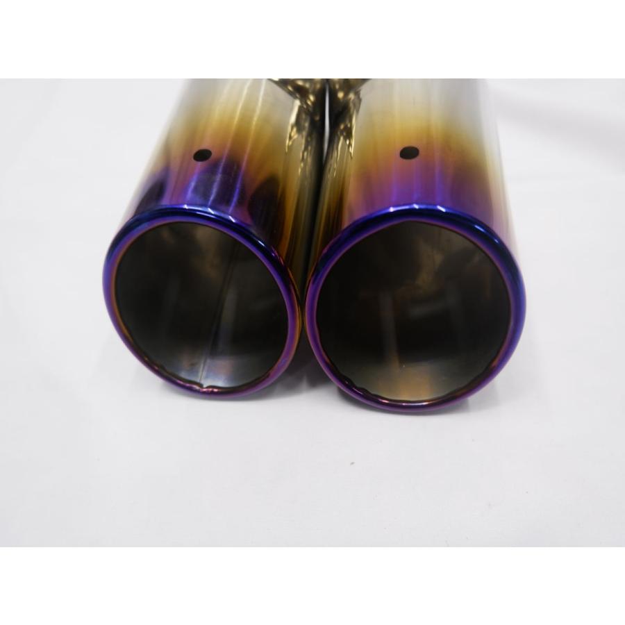 WF PERFORMANCE マフラーカッター チタン風 ステンレス デュアル 2本出し ダブル チタンカラー 砲弾 : わくわくファイネスト - 通販 - Yahoo!ショッピング
