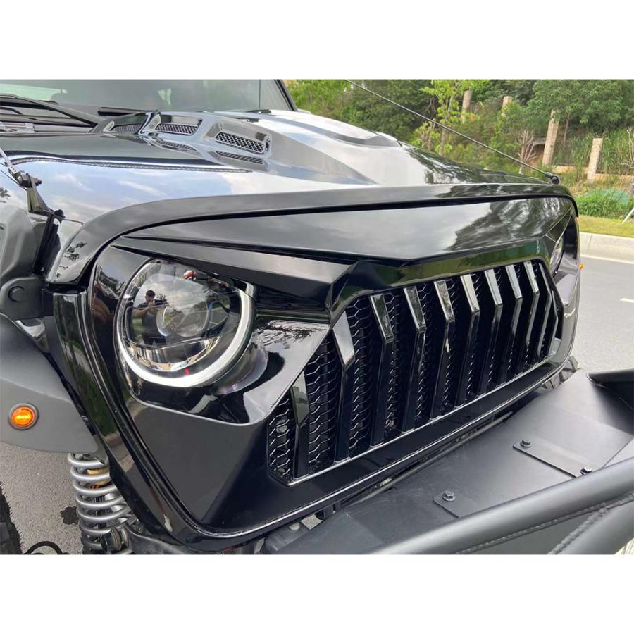 ジープ ラングラー JL ANGRY GRILLE アングリー フロント グリル JEEP WRANGLER 在庫あり! 即納 ...
