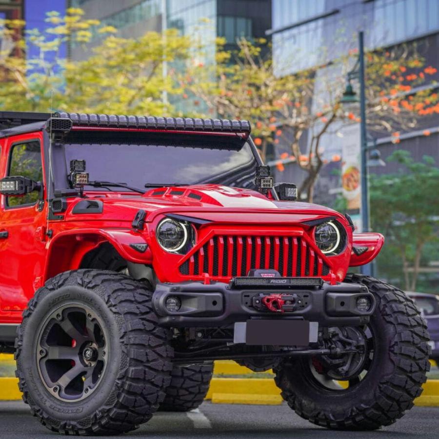 WF PERFORMANCE ジープ ラングラー JL グラディエーター JT 用 アベンジャーズ ボンネット スチール製 ブラック JEEP WRANGLER Avengers Hood 未 ...