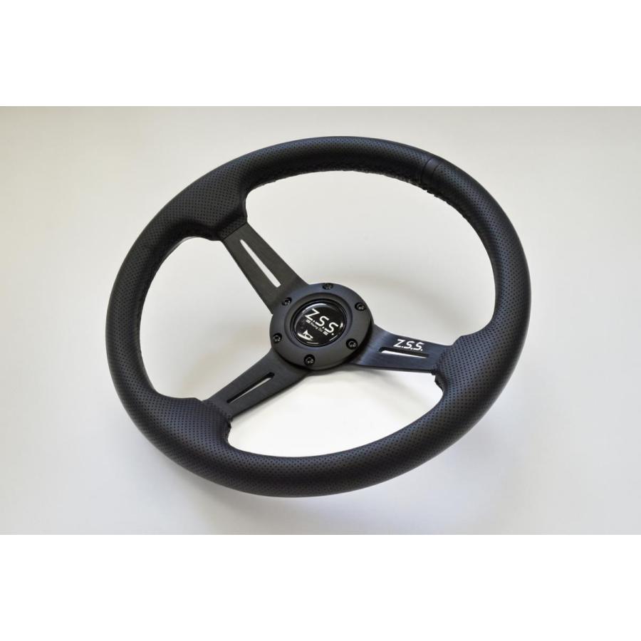 Z.S.S. スポーツ ステアリング ハンドル 345φ 345mm セミディープコーン カーボン調 ZSS E0043 シルビア 180SX スカイライン ローレル : zsse0043 ...