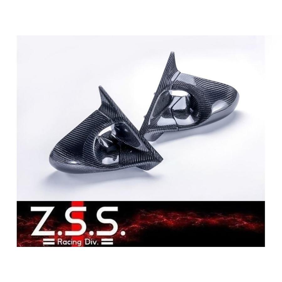 Z.S.S. 2000~2007年 GDA GDB GGA GGB GD GG インプレッサ 綾織 カーボン エアロ ドアミラー サイドミラー ミラー 電動 ブルーレンズ ZSS : わくわく ...