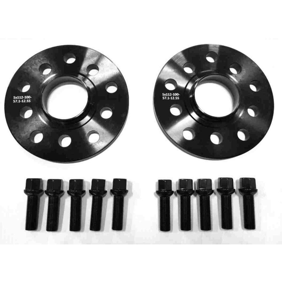 Z.S.S. AP VW フォルクスワーゲン ゴルフ ポロ 厚み12mm ワイドトレッドスペーサー PCD112 5穴 5x112 ハブ 57.1φ R13ボルト付 Volkswagen ...